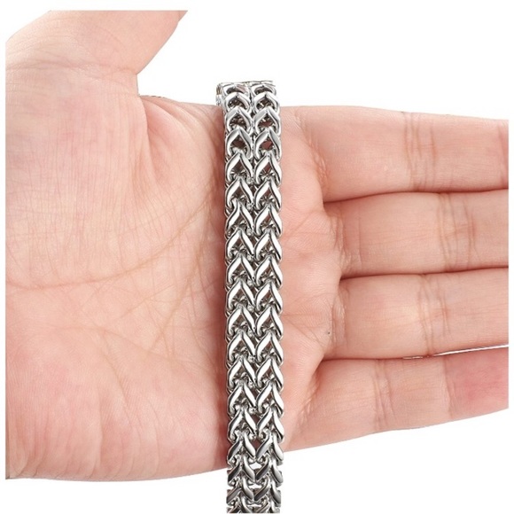 Accessories | Stainless Steel 12mm Twostrand Chain Bracelet | Poshmark